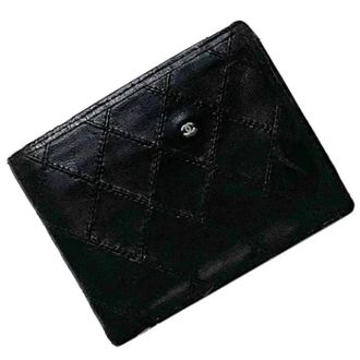 Chanel Pre-owned Leder-Portemonnaie - - Pre-owned - Damen - Schwarzk - ONE SIZE