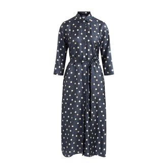 Max Mara Femme, Robes, Bleu, Taille: 38 FR Leva Shirt Dress
