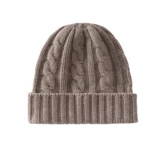 Generic Chapeaux dext&eacute;rieur en maille &eacute;paisse pour homme et femme en hiver, marron, M