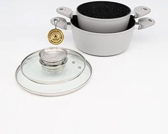 Laguiole Laguiole - 4-teiliges Set mit Antihaftbeschichtung Black Ston, Induktion