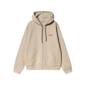 Carhartt Work in Progress Homme, Sweatshirts et sweats à capuche, Beige, Taille: L SweaT-shirt zippé à capuche