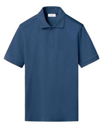 Eton Glattes Poloshirt in Interlock Jersey-Qualit&auml;t in