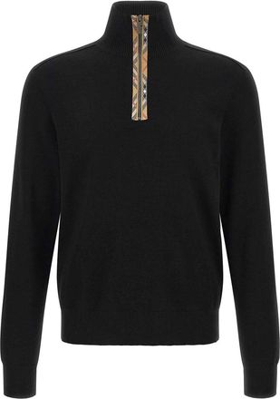 Burberry Rundhalspullover - Schwarz