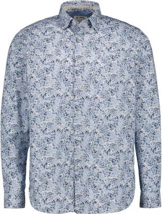 Fil Noir Herren Hemd blau Baumwolle
