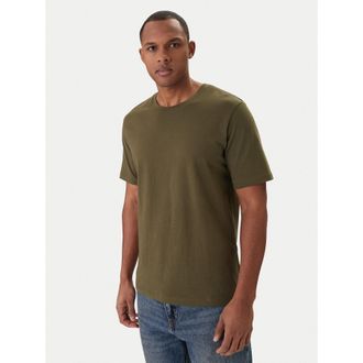 Jack & Jones Jack & Jones T-Shirt Orrganic Basic 12156101 Gr&uuml;n Slim Fit
