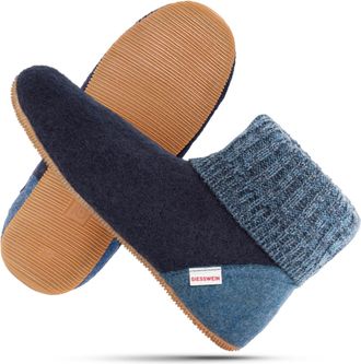 Giesswein Unisex Wildpoldsried Kids Hohe Hausschuhe, Ocean 588, 38 EU