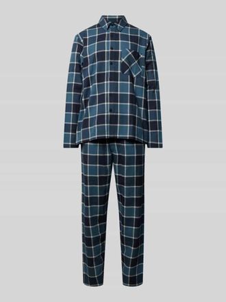Schiesser Pyjama mit Brusstasche