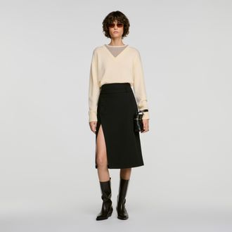 Sandro 2-in-1-Woll-Kaschmir-Pullover