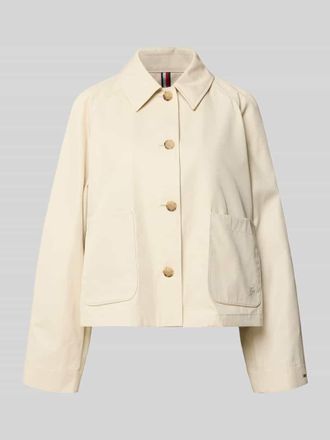 Tommy Hilfiger Relaxed Fit Trenchcoat aus reiner Baumwolle