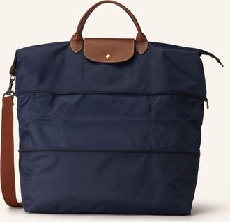 Longchamp Weekender Le Pliage blau