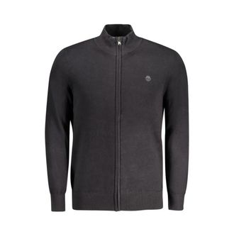 Timberland Schwarzer Baumwollpullover - - Knitwear - Herren - Schwarzk - XL