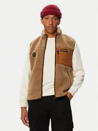 Napapijri Bodywarmer Yupik V 2 NP0A8B8R Dunkelbeige Regular Fit