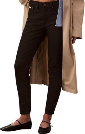 Calvin Klein Jean Femme Skinny Classic Black Taille Mi-Haute, Noir (CK Classic Black), 27W/34L