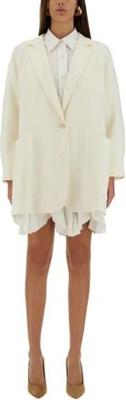Max Mara Femme, Vestes, Blanc, Taille: 38 FR Orlaya Blazer