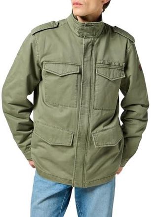Wrangler Veste de surv&ecirc;tement pour homme, olive poussi&eacute;reux, XXXL, olive, XXXL