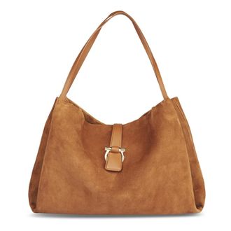 Ferragamo Femme, Sacs, Beige, Taille: ONE Size Tote Bag M