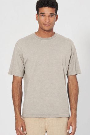 Hempage Hempage Herren vegan T-Shirt Basic Thistle Beige