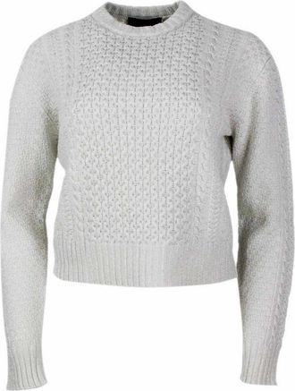 Fabiana Filippi Rundhalspullover - Weiß