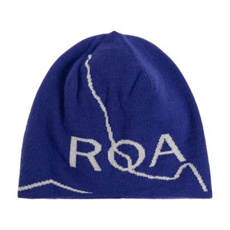 Roa Roa, unisex, Sport, Bleu, Taille: ONE Size Logo Wool Beanie