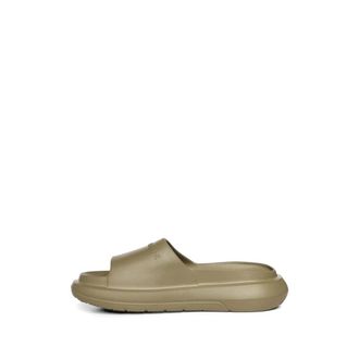 Emporio Armani Homme, Chaussures, Vert, Taille: 43 EU Sandales Monobloc avec Logo