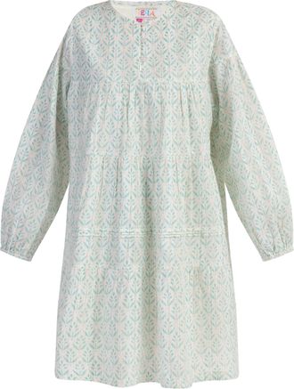 Izia Midikleid mit Allover-Print Damen t&uuml;rkis