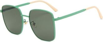 Generic Lunettes De Soleil D&eacute;coratives &Agrave; Monture Large For Homme Et Femme, Id&eacute;ales For Lext&eacute;rieur, Les Vacances La Conduite(Green)