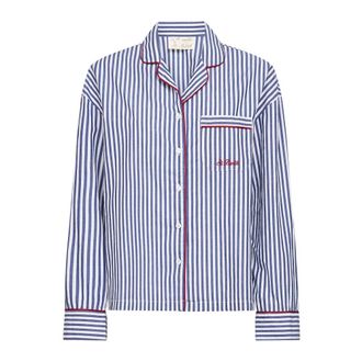 MC2 Saint Barth Gestreiftes Hemd mit Paspelierung - - Blouses & Shirts - Damen - Mehrfarbig - XS