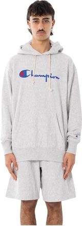 Champion Homme, Sweatshirts et sweats &agrave; capuche, Gris, Taille: S Legacy Jersey Sweat &agrave; capuche
