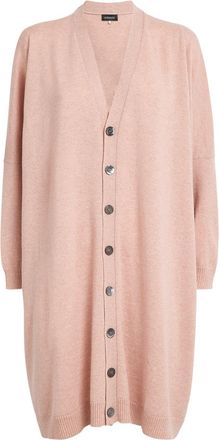 Eskandar Cashmere Wide Longline Cardigan