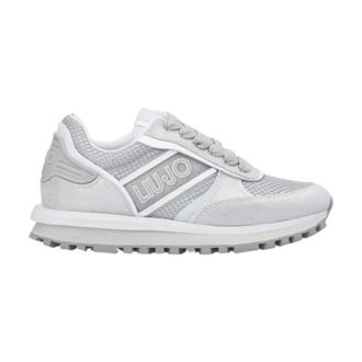 Liu Jo Wonder Up 3 Graue Leder-Sneakers - - Shoes - Damen - Grau - 36 EU