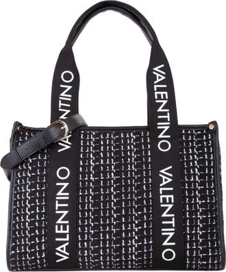 Valentino Schultertasche Shopper Candle Shopping Bag Nero/Multicolor schwarz