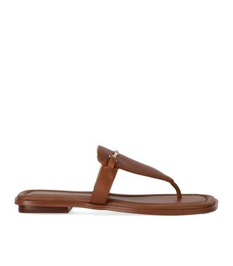 Michael Kors SANDALE TONG LENA MARRONE MICHAEL KORS