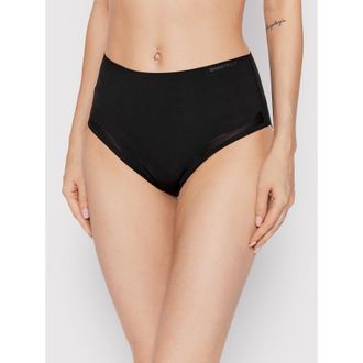 Chantelle Klassischer Damenslip mit hoher Taille Pure Light C10M80 Schwarz