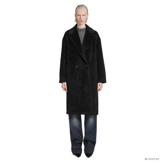 Max Mara Double-Breasted Long Coat