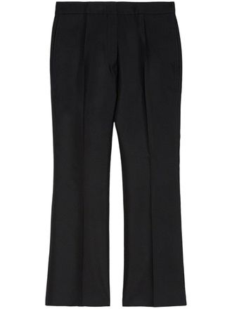 Jil Sander pantalon de tailleur à plis marqués - Noir