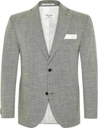 Carl Gross Strukturiertes Sakko mit Stretch und Leinen, 24/7 Flex, Modern Fit in