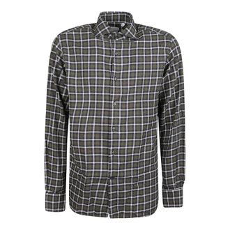 Orian Orian - Chemise Lav&eacute;e Manches Longues Coupe R&eacute;guli&egrave;re - Homme - Chemises - Vert - Taille: M