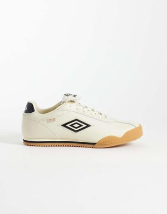 Umbro 5V5 - Leder-Sneaker in Wei&szlig;