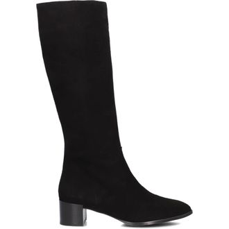 Notre-V Schwarze Wildleder Stiefel mit hohem Absatz - - Shoes - Damen - Schwarzk - 41 EU