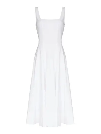Staud Maxi Robe - Blanc