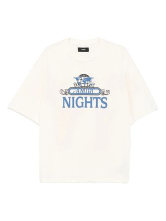 Amiri t-shirt Nights - Tons neutres