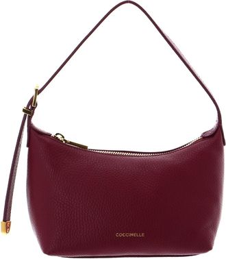 Coccinelle Coccinelle Gleen Mini Bag Grained Leather Garnet Red
