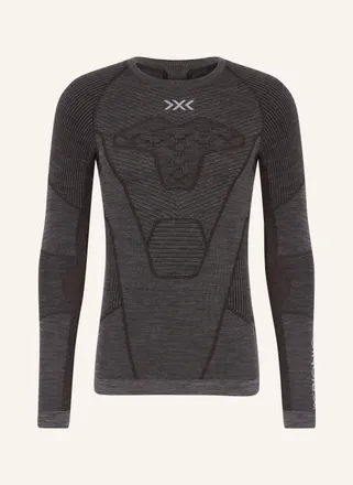 X Bionic X-Bionic Funktionsw&auml;sche-Shirt Symbio Merino Aus Merinowolle grau