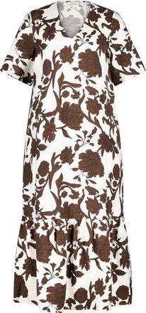 Cartoon Midikleid Damen mit Volant