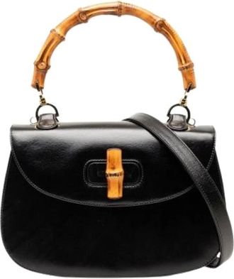 Gucci Pre-owned Bamboo Night - Femme - Pre-owned - Noir - Taille: ONE Size