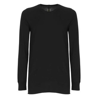 Rick Owens Rundhals-Jersey aus Baumwolle - - Knitwear - Herren - Schwarzk - XL