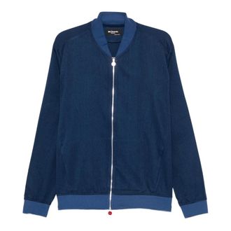 Kiton Pahoa Blouson - - Knitwear - Herren - Blau - L