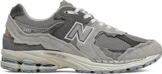 New Balance Low-Top Sneaker - Layered Grey Sneakers With Suede - Gr. 6_5 - in Grau - für Damen