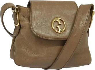 Gucci Pre-owned Cuir sacs-gucci - Femme - Pre-owned - Brun - Taille: ONE Size