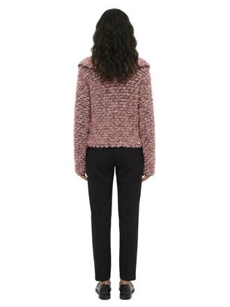 Dolce & Gabbana Cashmere-Wool Boucle Jacket - Pink